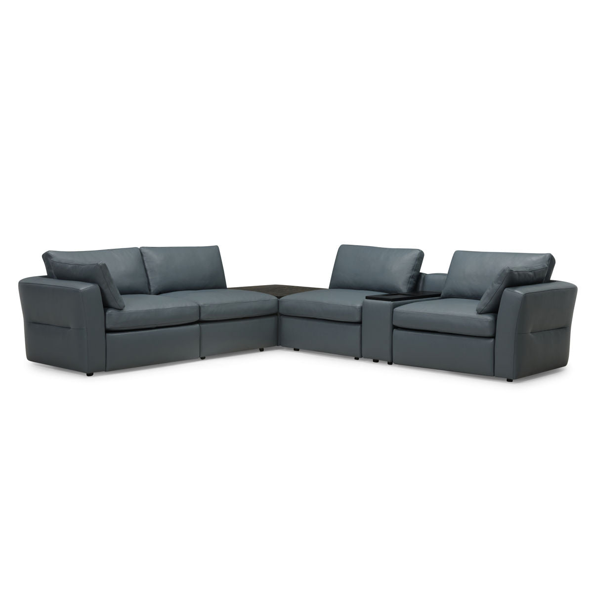 Harlo Sectional - Leather – Palliser Rooms / EQ3